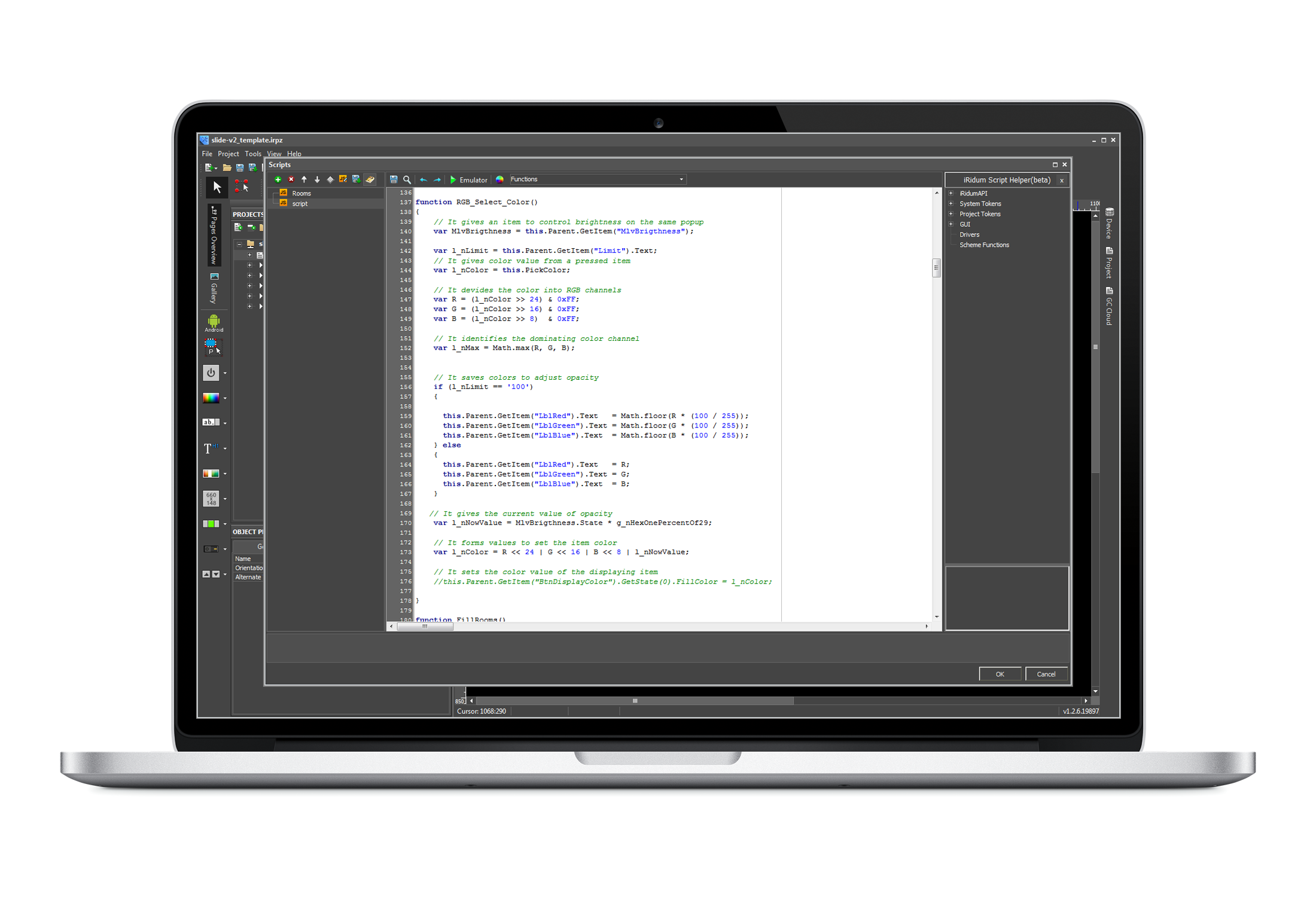 iRidi pro: Control system (visualization + server) for large automation ...